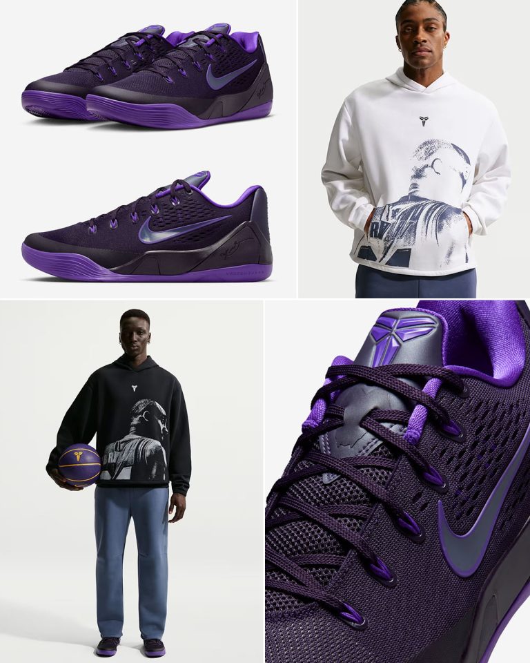 Nike Kobe 9 Elite Low EM Protro Purple Dynasty Shoes Outfits