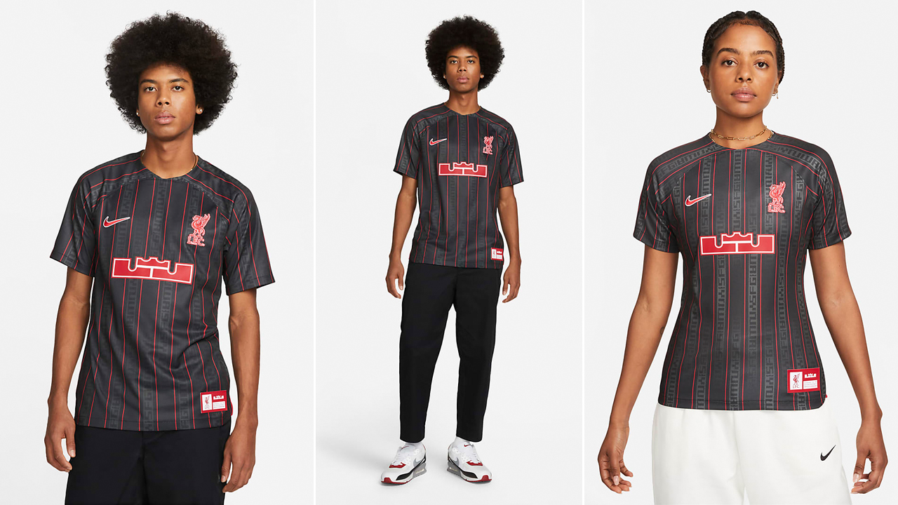 Nike LeBron Liverpool Soccer Jersey