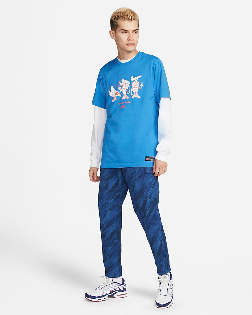 Nike Light Photo Blue Sneakers Shoes Shirts Clothing Outfits