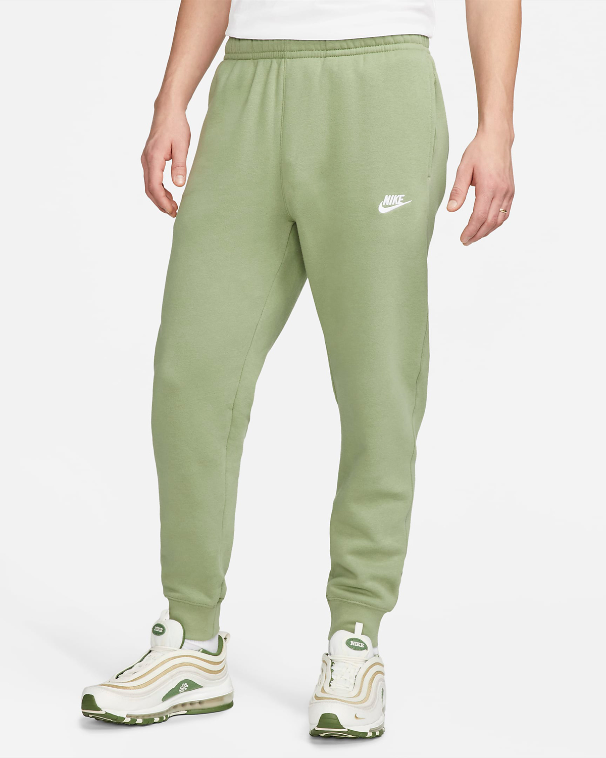 Nike Oil Green Club Fleece Clothing Hoodie Pants Shirt Shorts