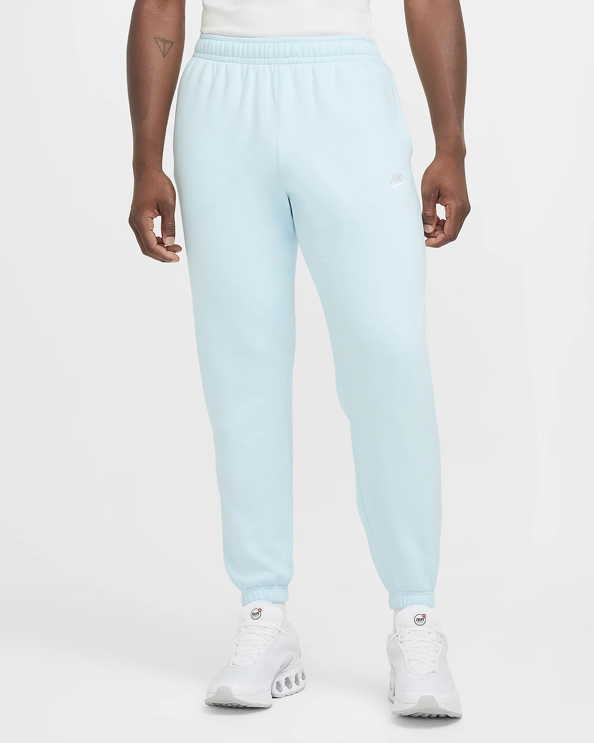 Nike Club Fleece Clothing Glacier Blue Hoodie Joggers Pants