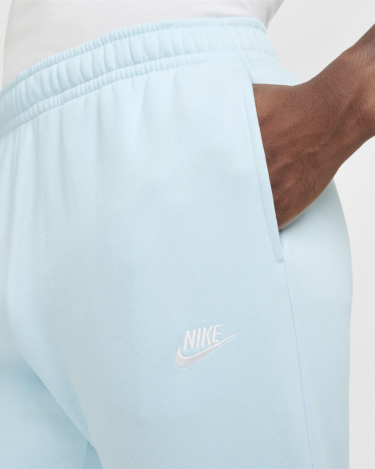 Nike Club Fleece Clothing Glacier Blue Hoodie Joggers Pants