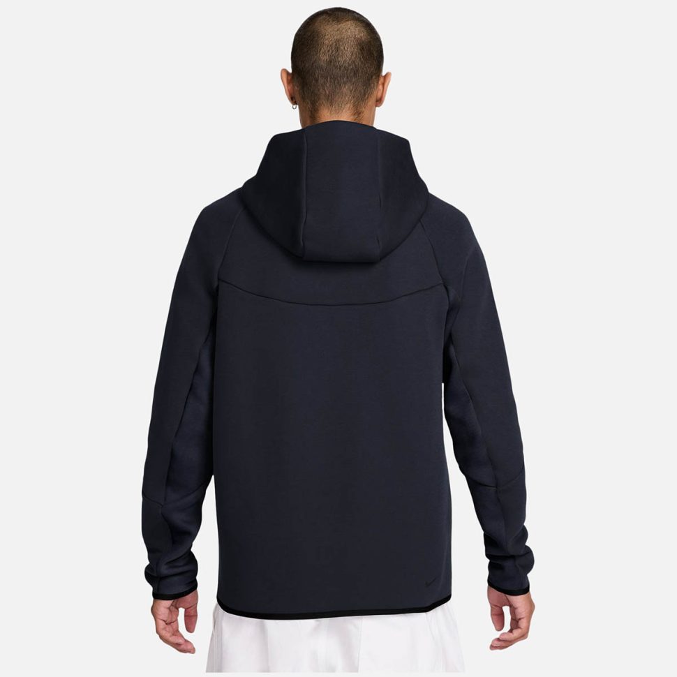 Nike Tech Fleece Full Zip Hoodie and Joggers Obsidian Black