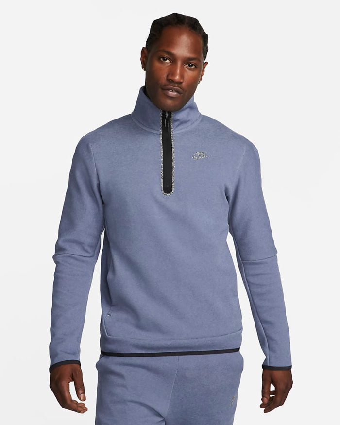 Nike Tech Fleece Diffused Blue Hoodie Jogger Pants Clothing