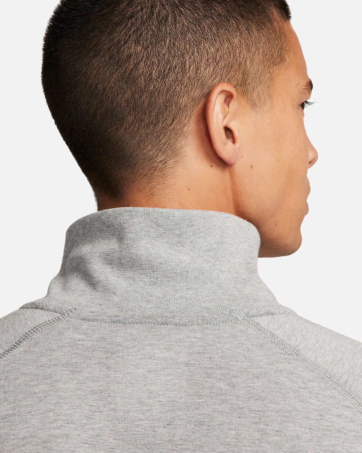 Nike Tech Fleece OG Slim Fit Jacket Dark Grey Heather Black