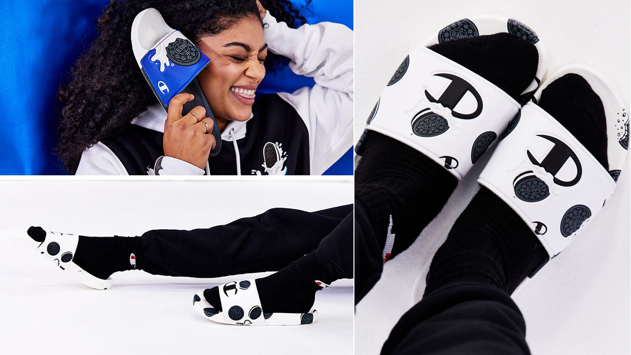 Champion OREO Shirt Slides Clothing