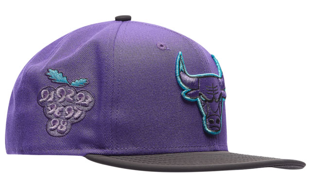 Jordan 5 Purple Grape Matching Snapback Hats | SportFits.com