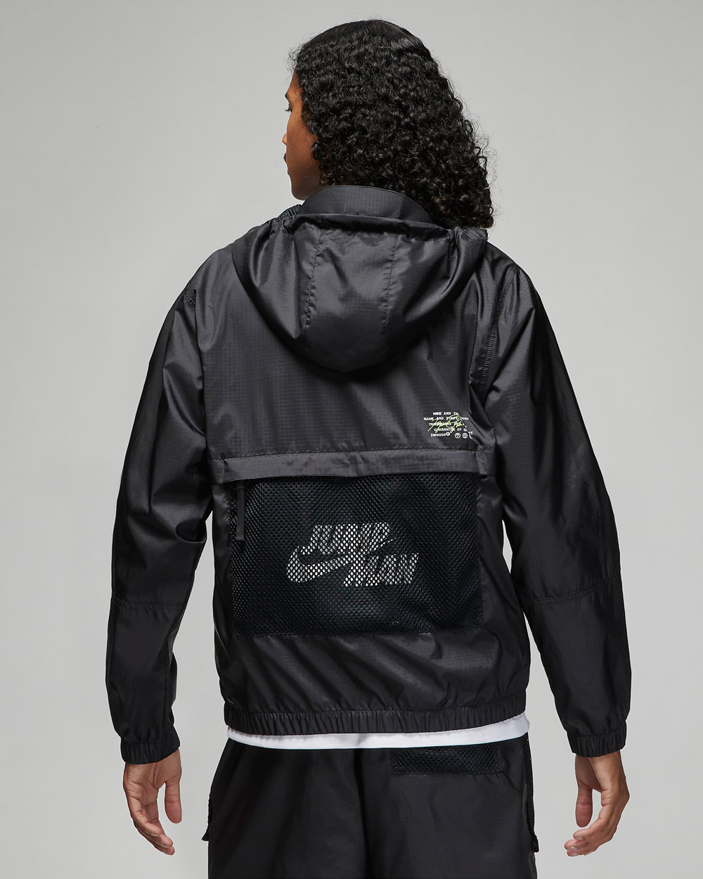 Jordan Jumpman Statement Jacket in Black/White/Volt | SportFits.com