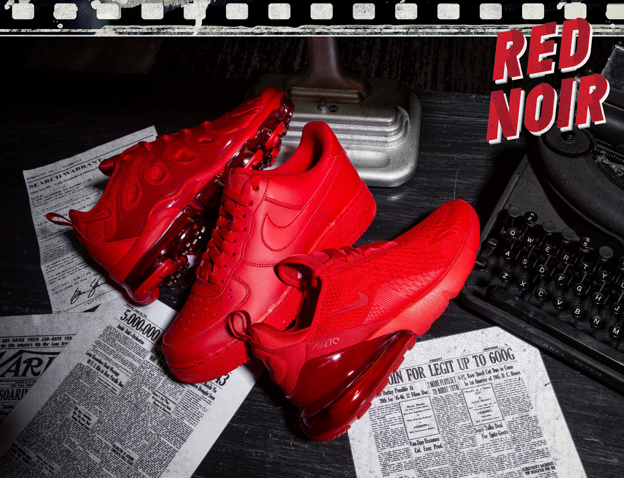 Nike Air Red Noir Sneaker Pack | SportFits.com