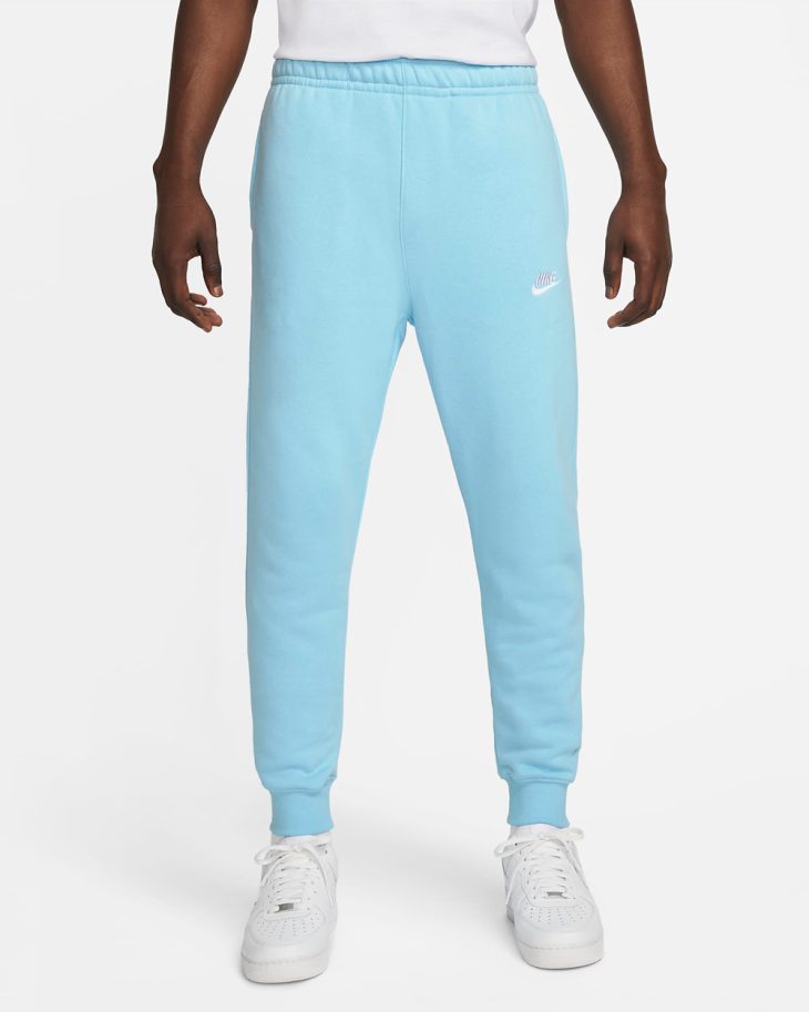 Nike Club Fleece Blue Chill Clothing Collection