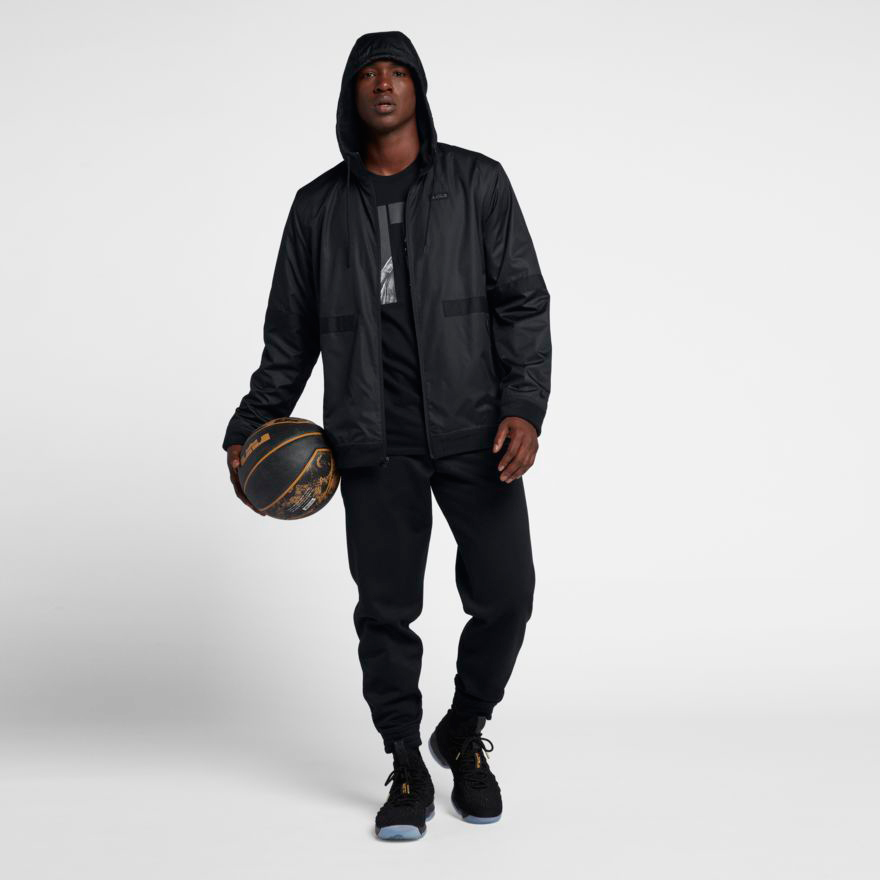 Nike LeBron 16 Windbreaker Jacket in Black | SportFits.com