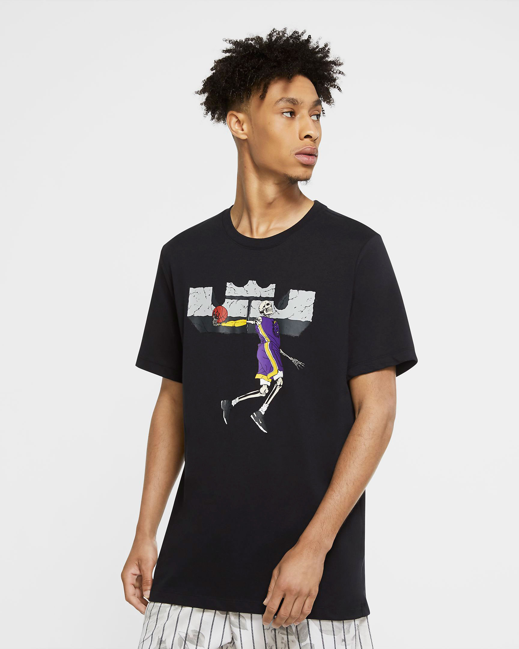 Nike LeBron Skeleton Dunk Shirt | SportFits.com