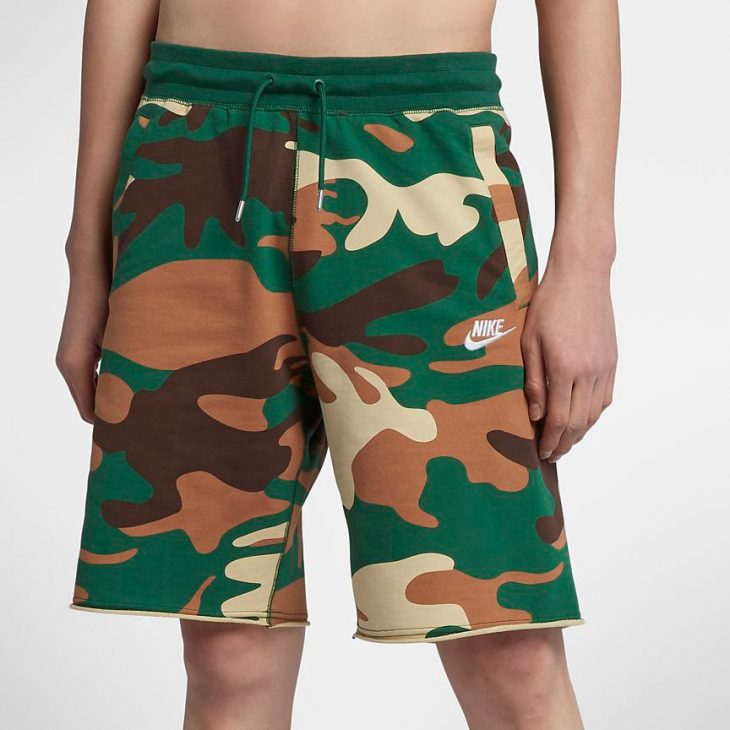 Nike Sportswear Camo Shirt and Shorts | SportFits.com