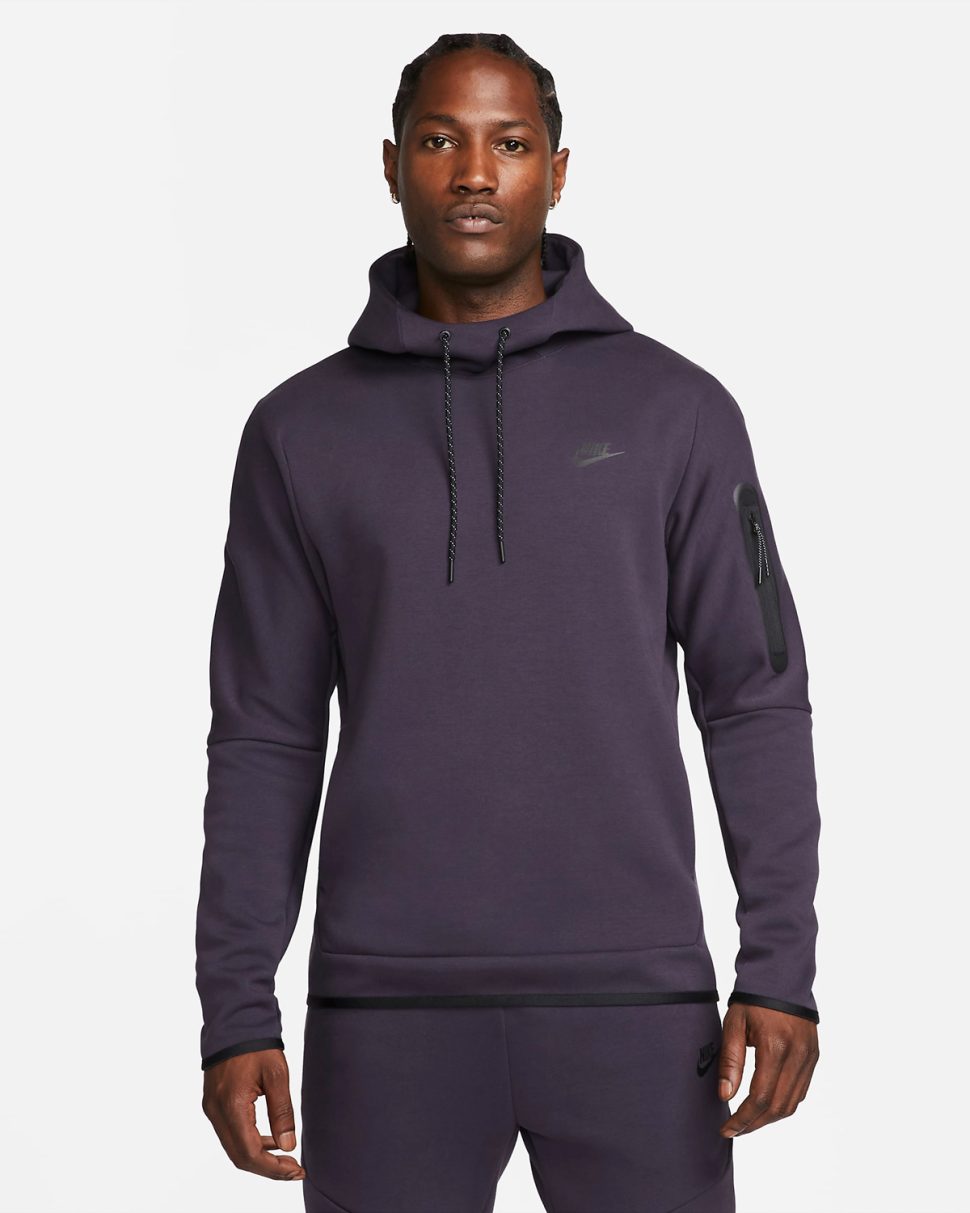 Nike Tech Fleece Hoodie and Pants Available in Cave Purple