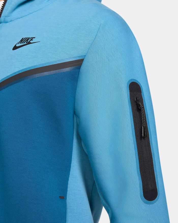 Nike Tech Fleece Hoodie and Pants in Dutch Blue Court Blue