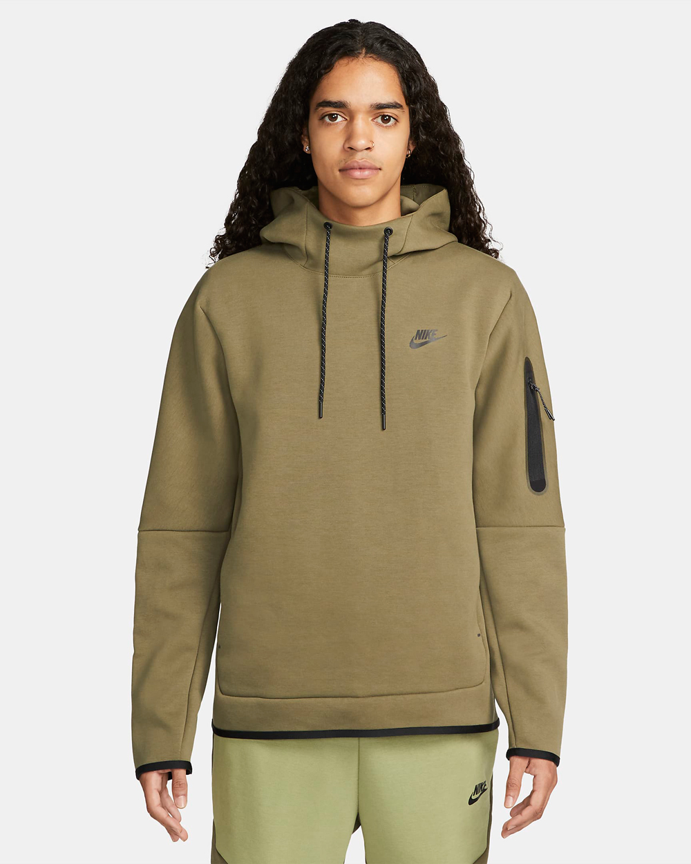 Where to Buy Nike Tech Fleece Clothing in Alligator Olive Green