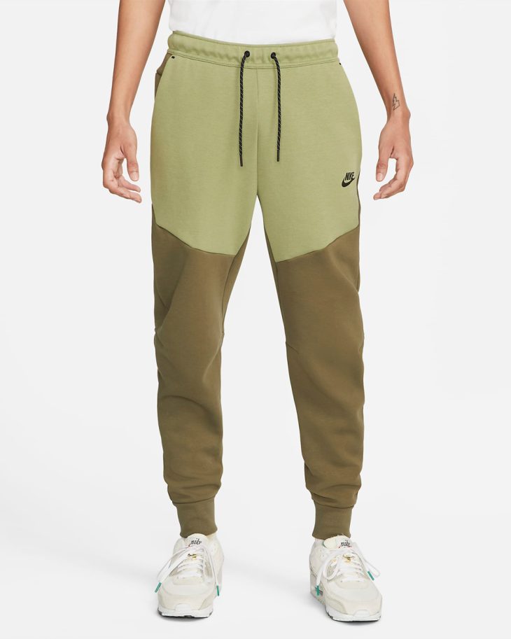 Where to Buy Nike Tech Fleece Clothing in Alligator Olive Green