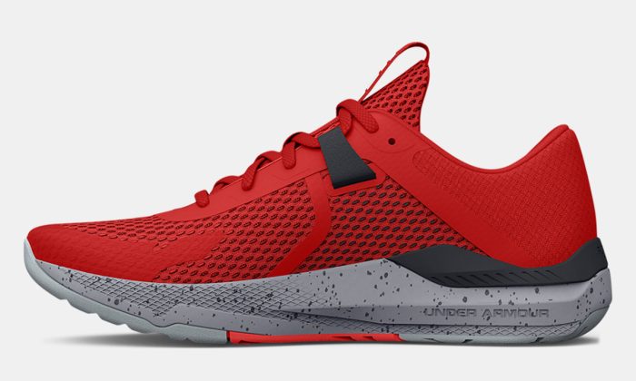 UFC Project Rock BSR 2 Shoes Available in Radiant Red Steel